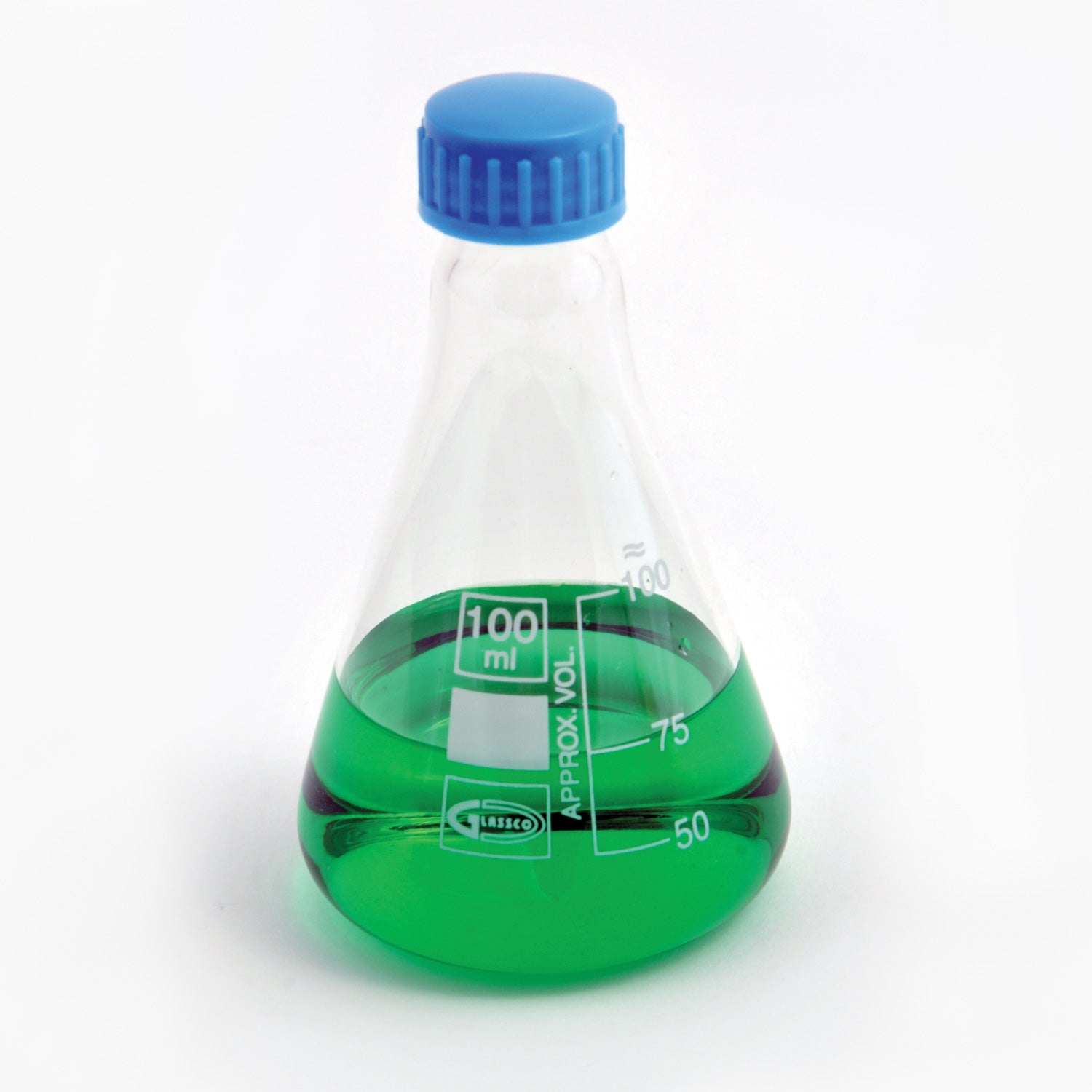 Erlenmeyer Flask with Screw Cap | Borosilicate Glass, Autoclavable ...