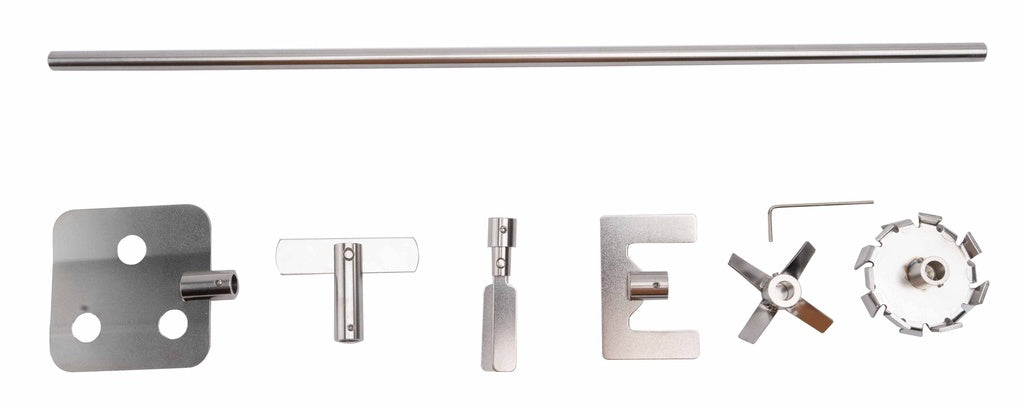 SCILOGEX Super Stirring Blade Bundle – Includes Rod, 6 Stirrer Attachm ...
